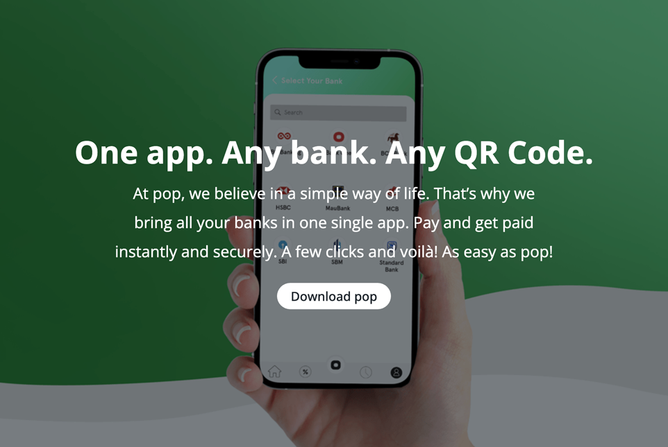 pop | one app, any bank, your all-in-one cashless app
